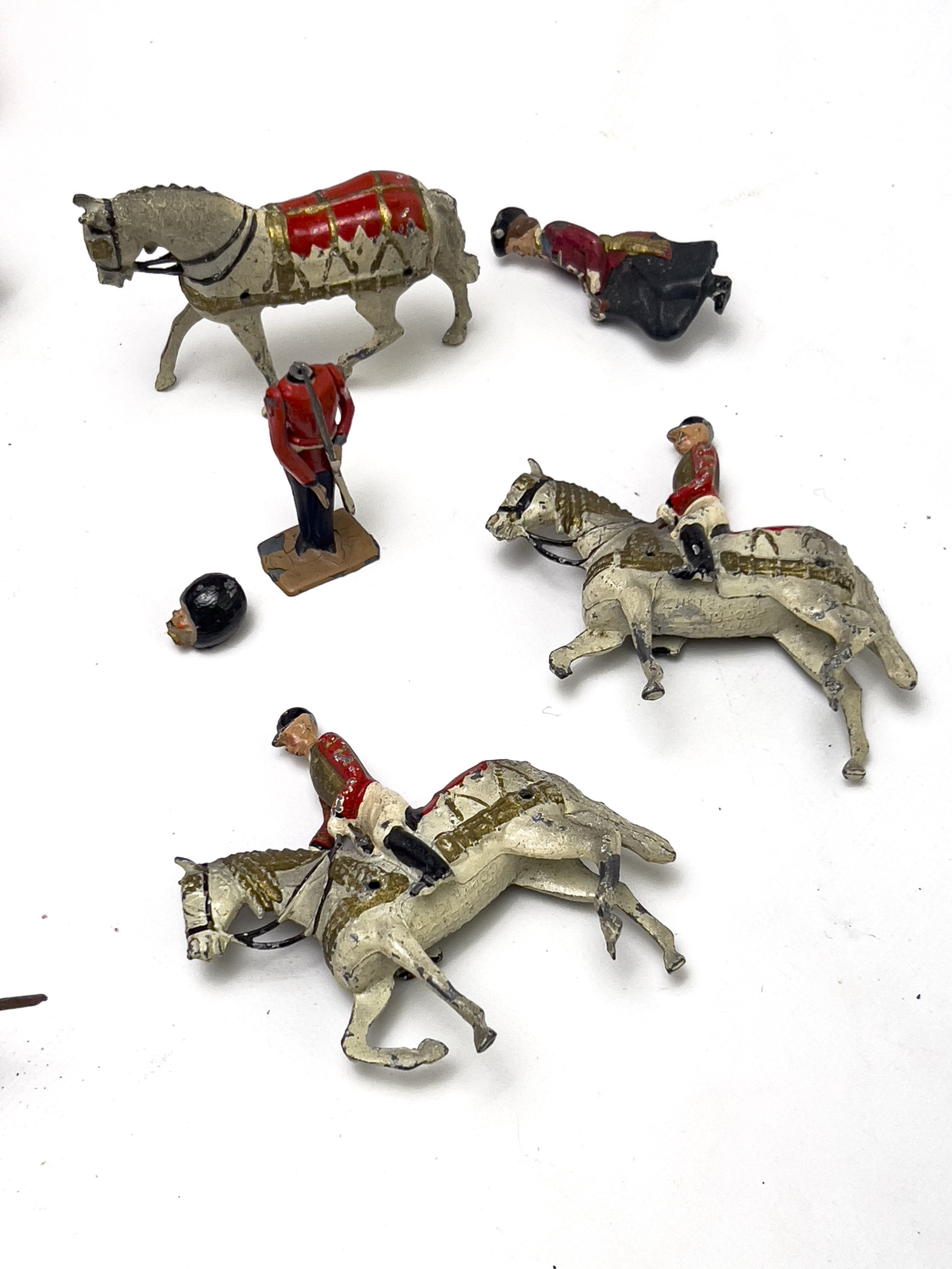 Collection of Primarily British Grenadier Guard Toy Soldiers, Group of ...