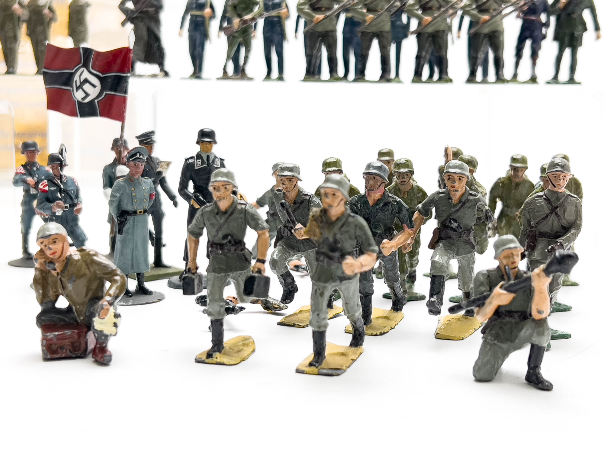 Collection of Primarily World War II Toy Soldiers, Group of 80 ...
